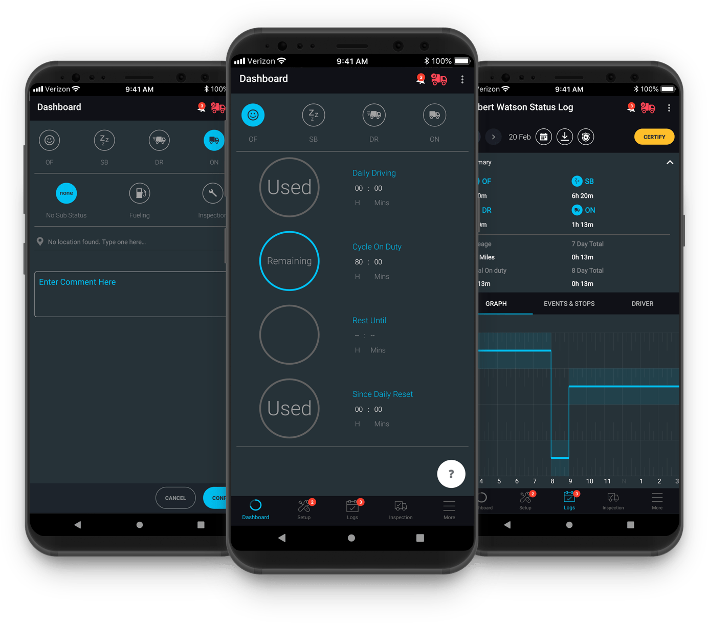 Federal Compliance and ELD App | Verizon Connect