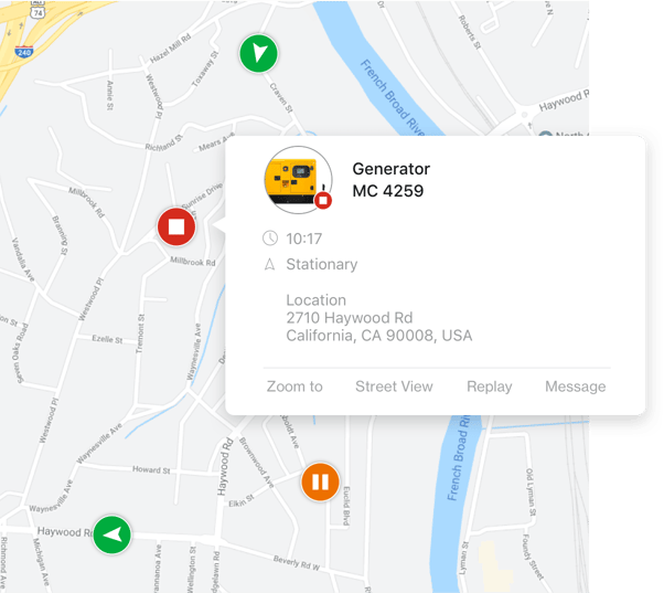 GPS Asset Tracking Software for Equipment Tracking | Verizon Connect