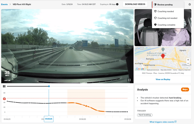 Fleet Dash Cams for Trucks and Commercial Vehicles | Verizon Connect