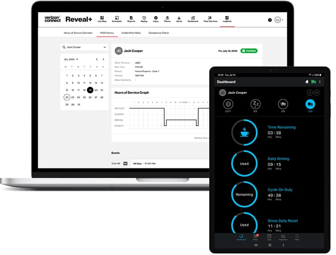 Electronic Logging Device (ELD) Compliance Solutions | Verizon Connect