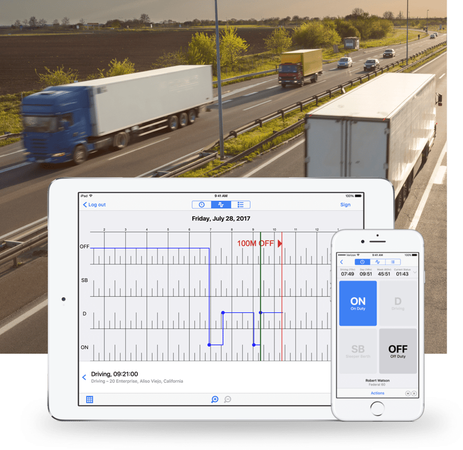 Electronic Logging Device (ELD) Compliance Solutions | Verizon Connect